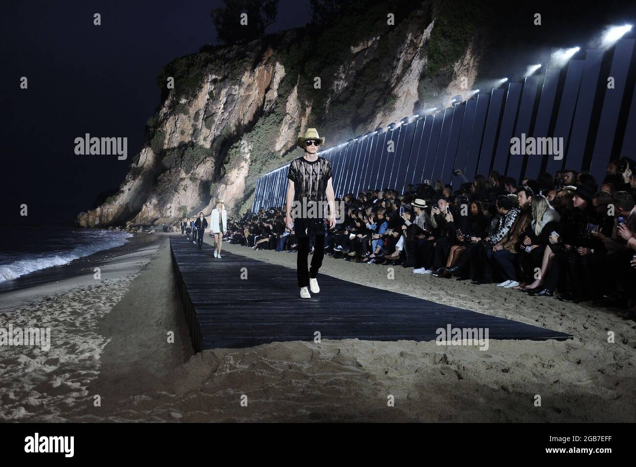 -Malibu - CA - 06/06/2019 Saint Laurent Fashion Show -PICTURED: Saint Laurent Model Sara De Boer ...