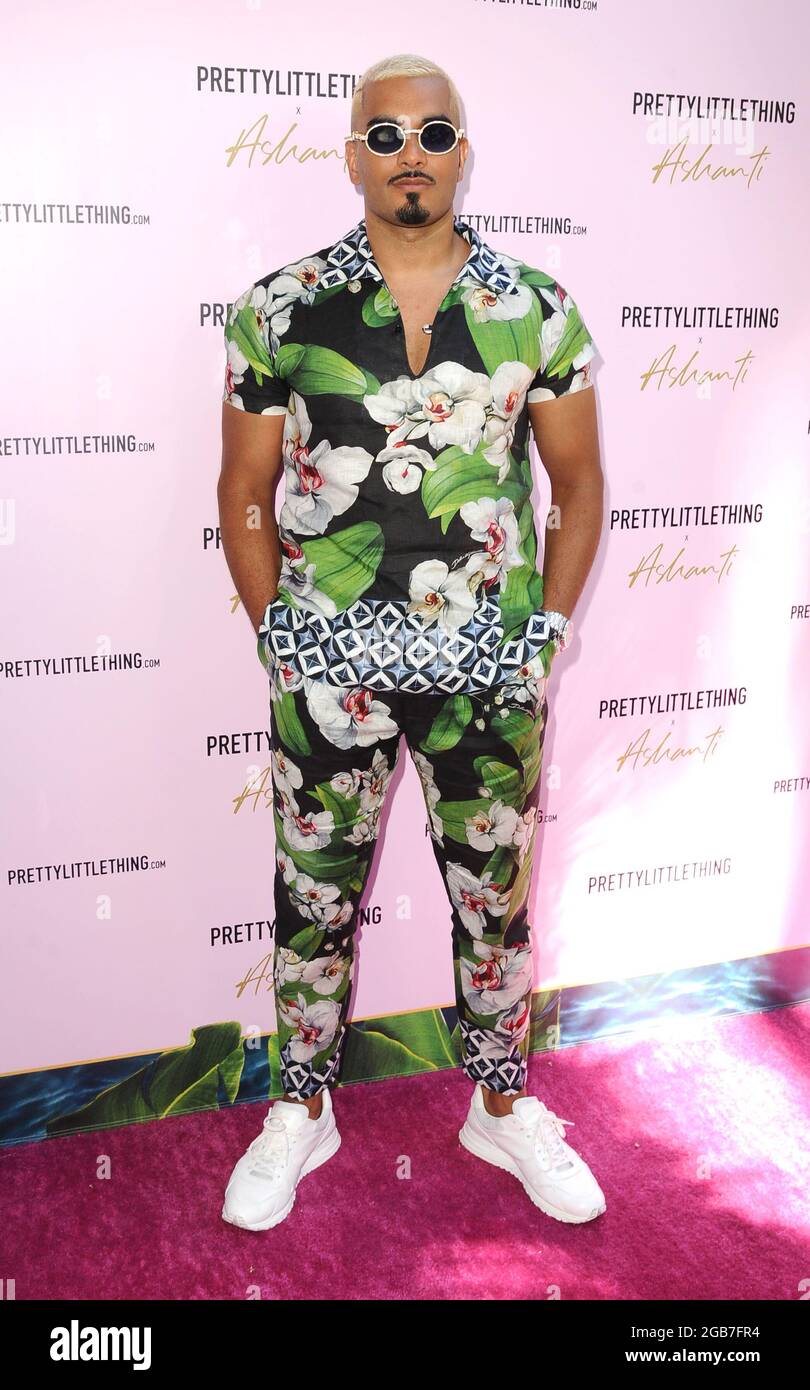 Hollywood - CA - 06/30/2019 PrettyLittleThing x Ashanti Launch Party -PICTURED: Umar Kamani Sara ...