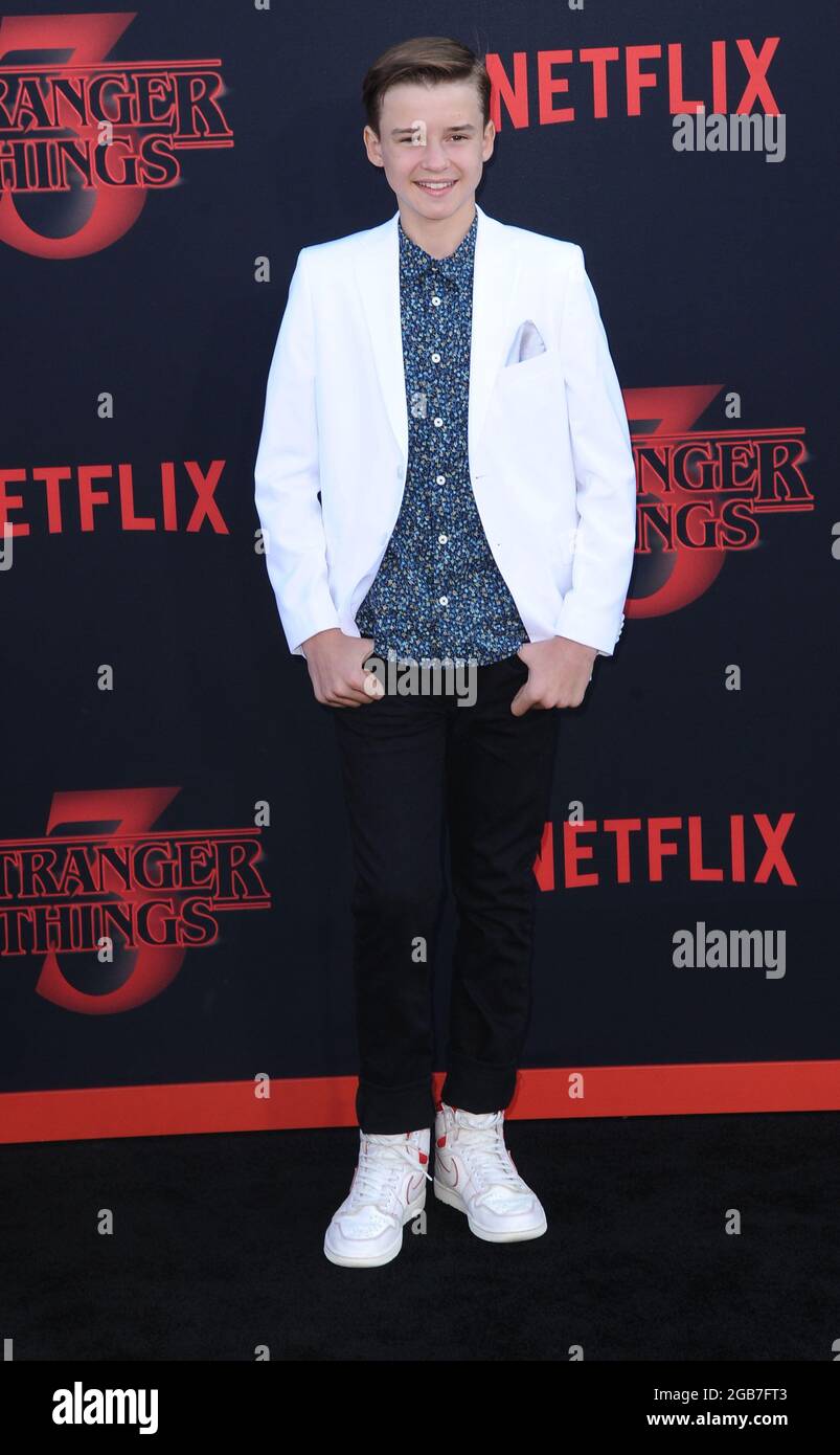 -Santa Moni - CA - CA - 06/28/2019 Stranger Things 3 Los Angeles Premiere -PICTURED: Maxwell ...