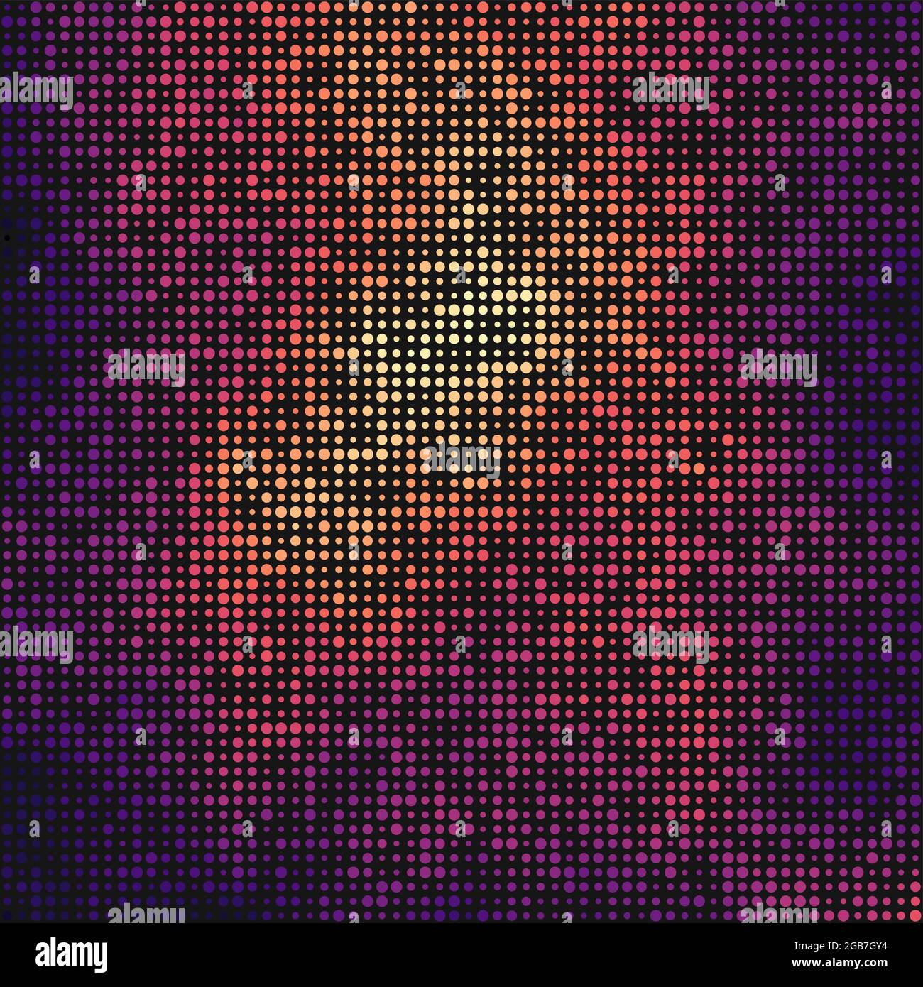 Abstract Geometrical color pixel generative art illustration Stock ...