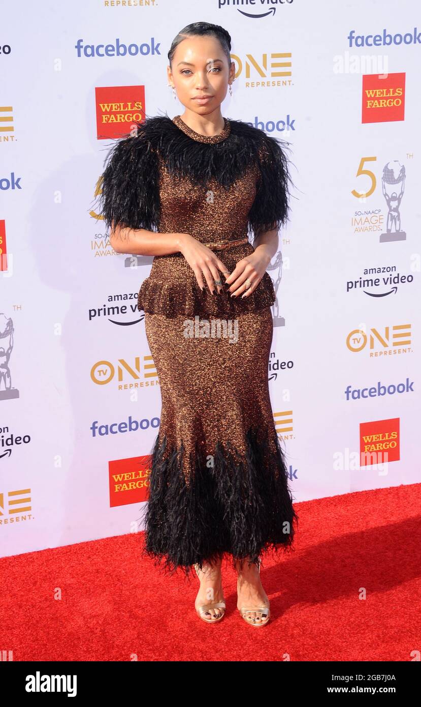 Hollywood - CA - 03/30/2019 50th NAACP Image Awards -PICTURED: Logan Browning Sara De Boer -DL1 ...