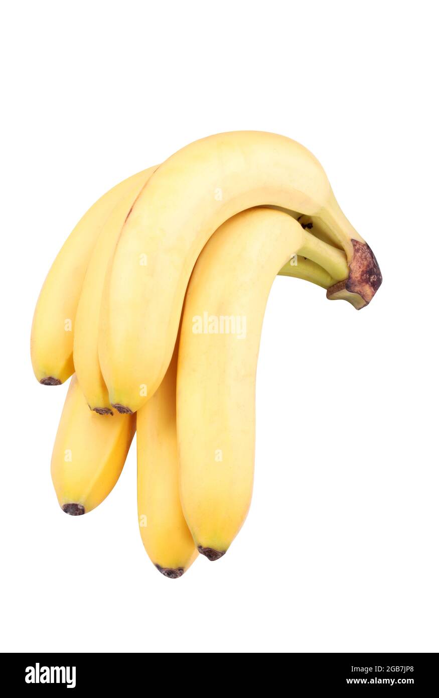 many yellow banana isolated Stock Photo - Alamy