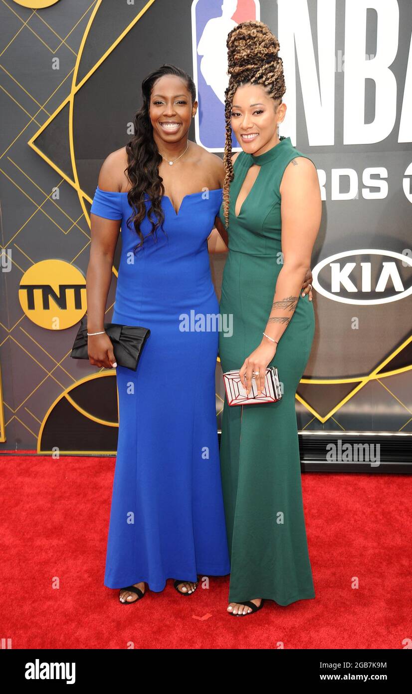 -Santa Moni - CA - CA - 06/24/2019 2019 NBA Awards -PICTURED: Chelsea GrayGuest Sara De Boer ...