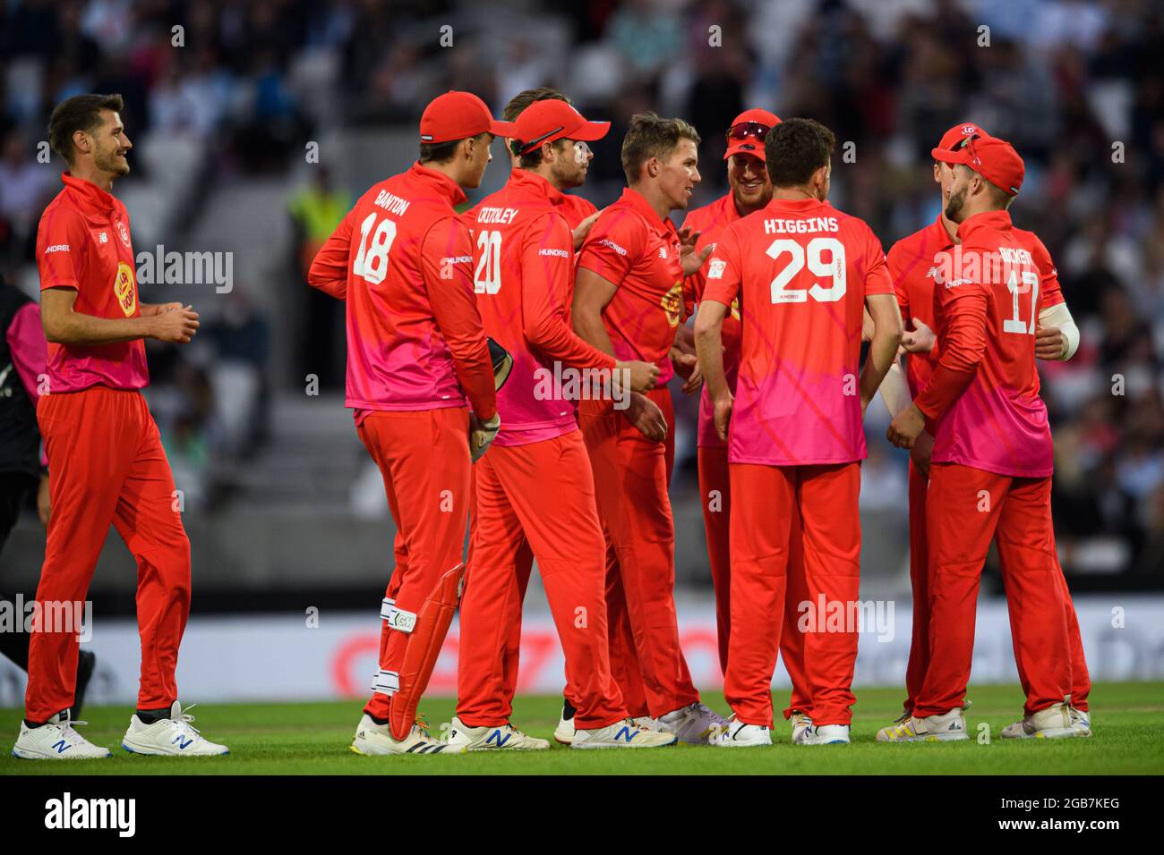 LONDON, UNITED KINGDOM. 02th Aug, 2021. Liam Plunkett of Welsh Fire ...