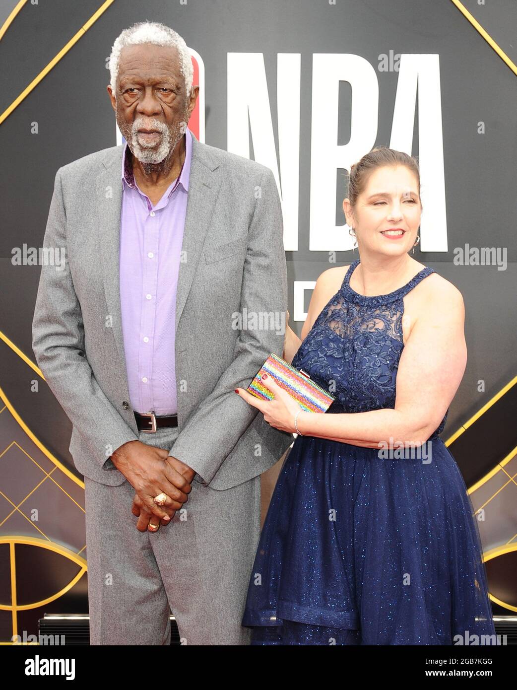 -Santa Moni - CA - CA - 06/24/2019 2019 NBA Awards -PICTURED: Bill Russell Sara De Boer -SDL ...