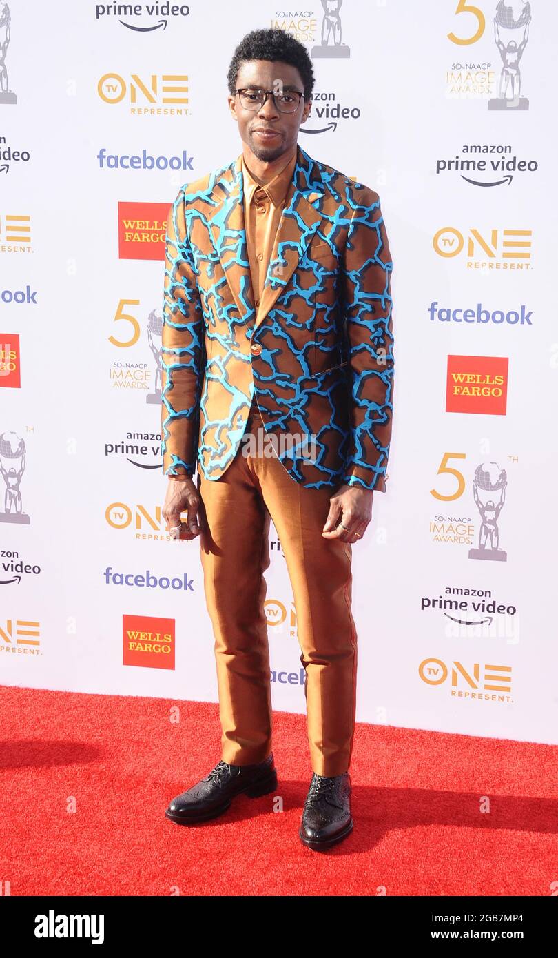 Hollywood - CA - 03/30/2019 50th NAACP Image Awards -PICTURED: Chadwick ...