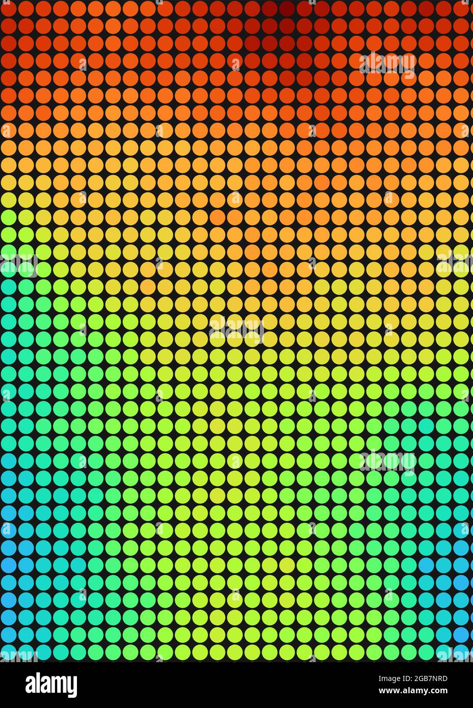 Abstract Geometrical color pixel generative art illustration Stock ...