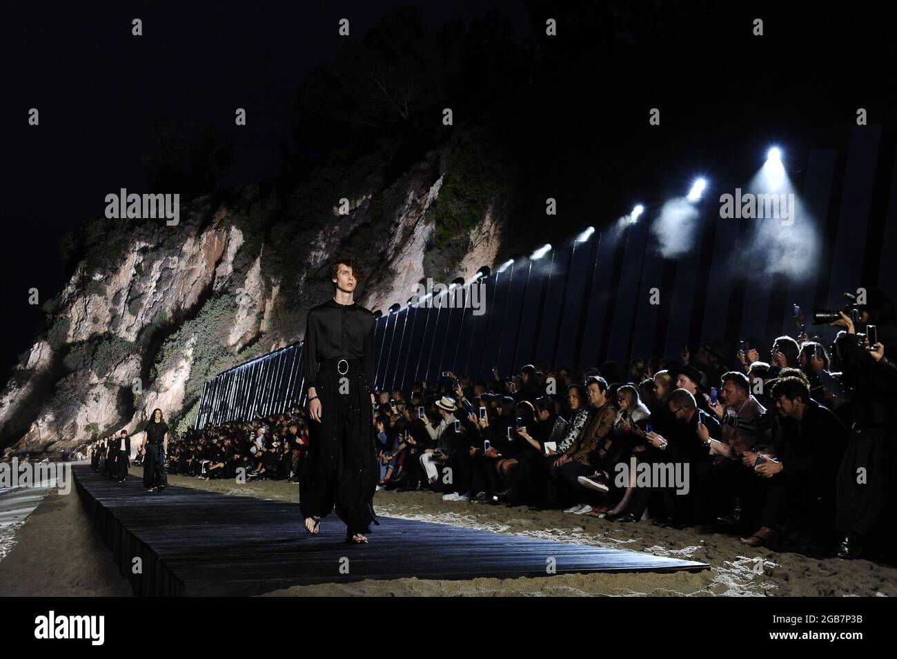-Malibu - CA - 06/06/2019 Saint Laurent Fashion Show -PICTURED: Saint Laurent Model Sara De Boer ...
