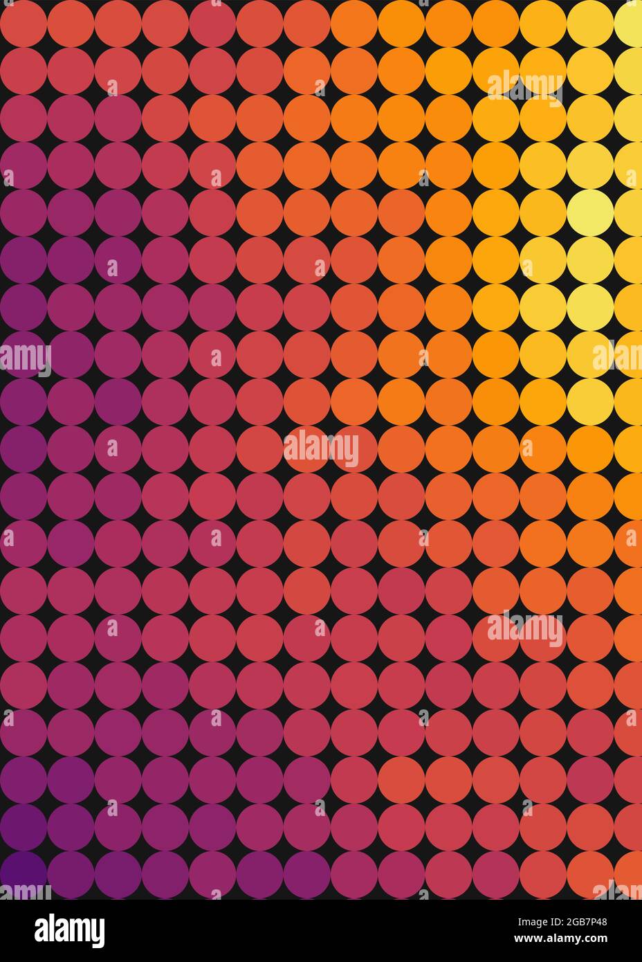 Abstract Geometrical color pixel generative art illustration Stock ...