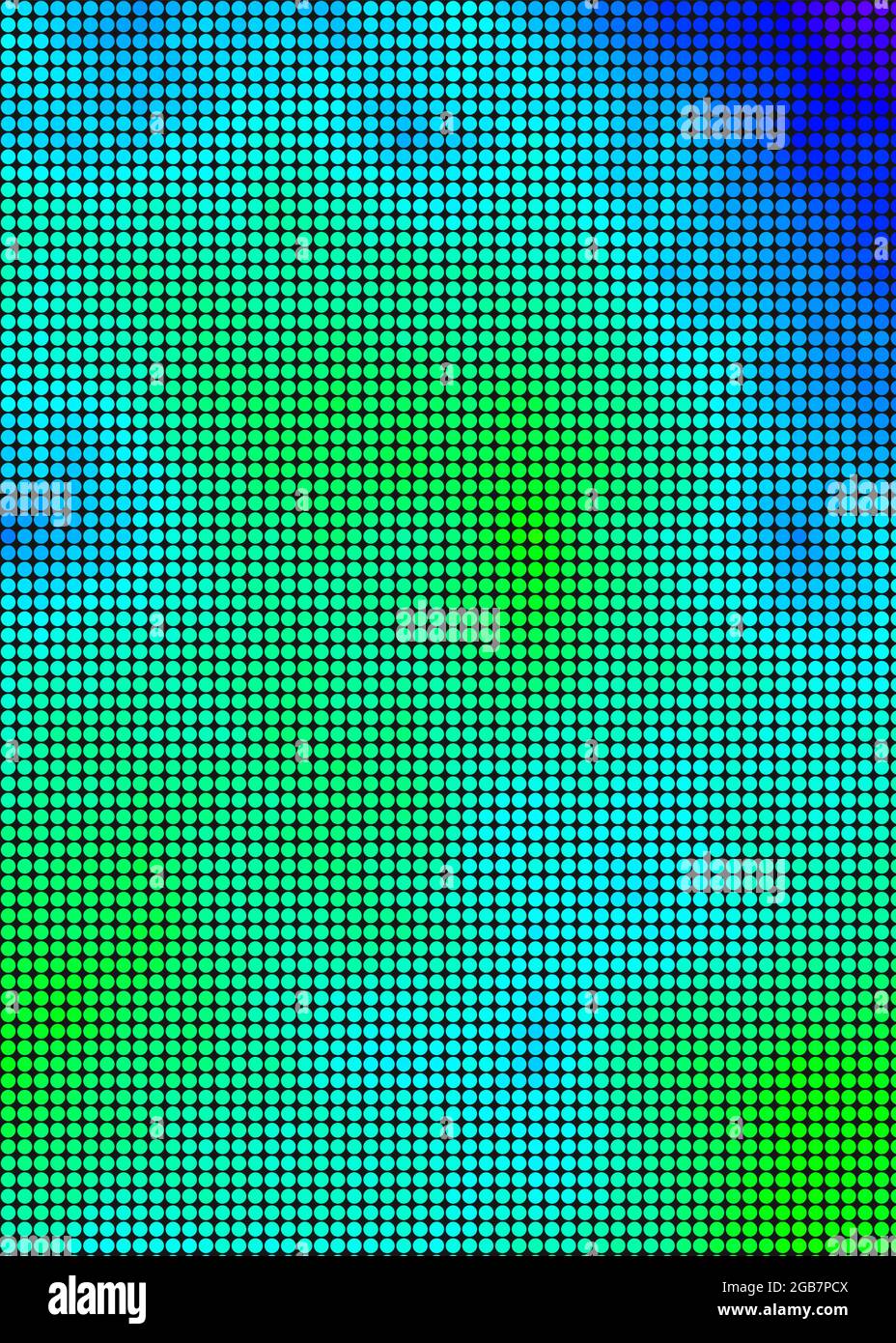 Abstract Geometrical color pixel generative art illustration Stock ...