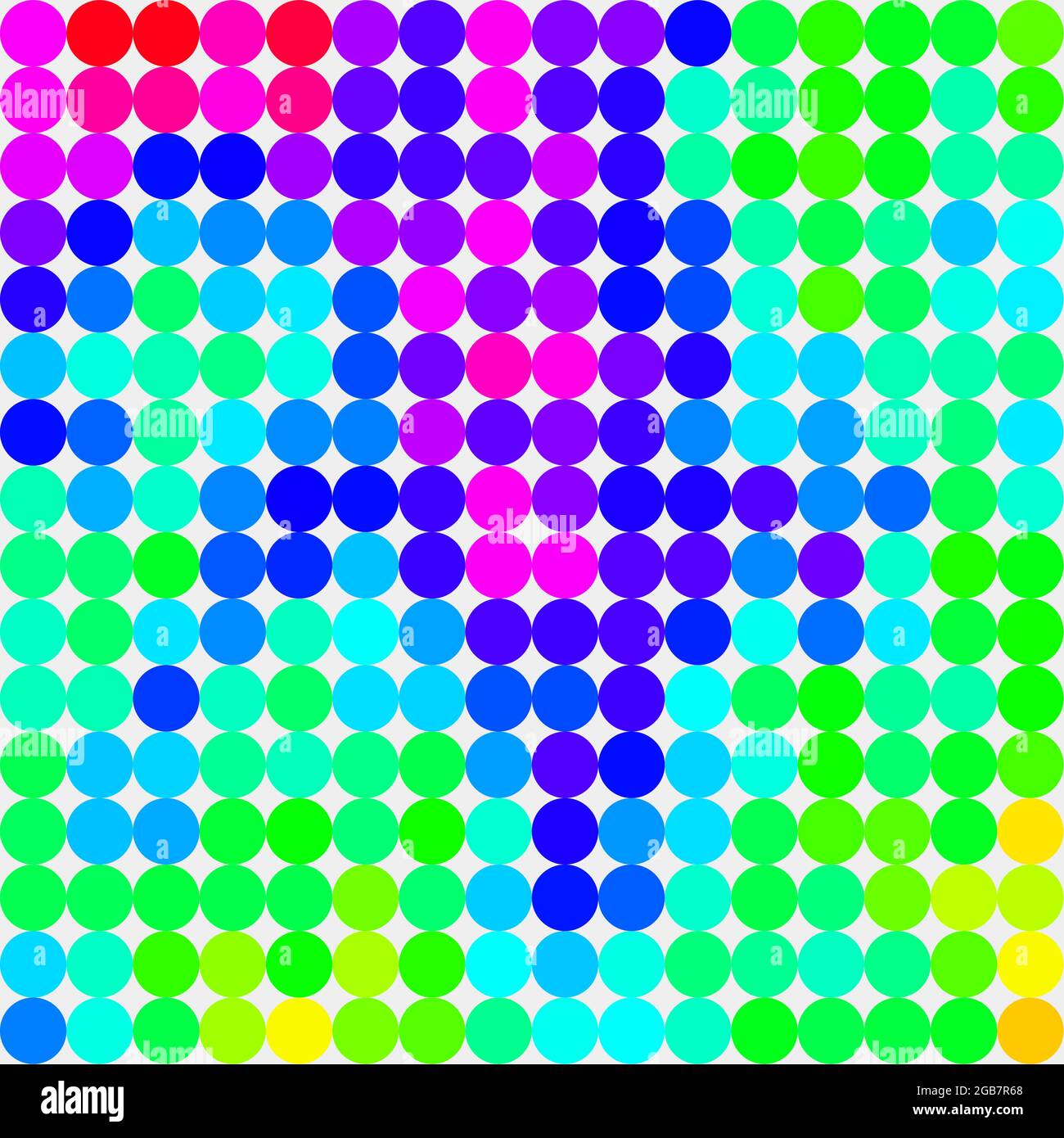 Abstract Geometrical color pixel generative art illustration Stock ...