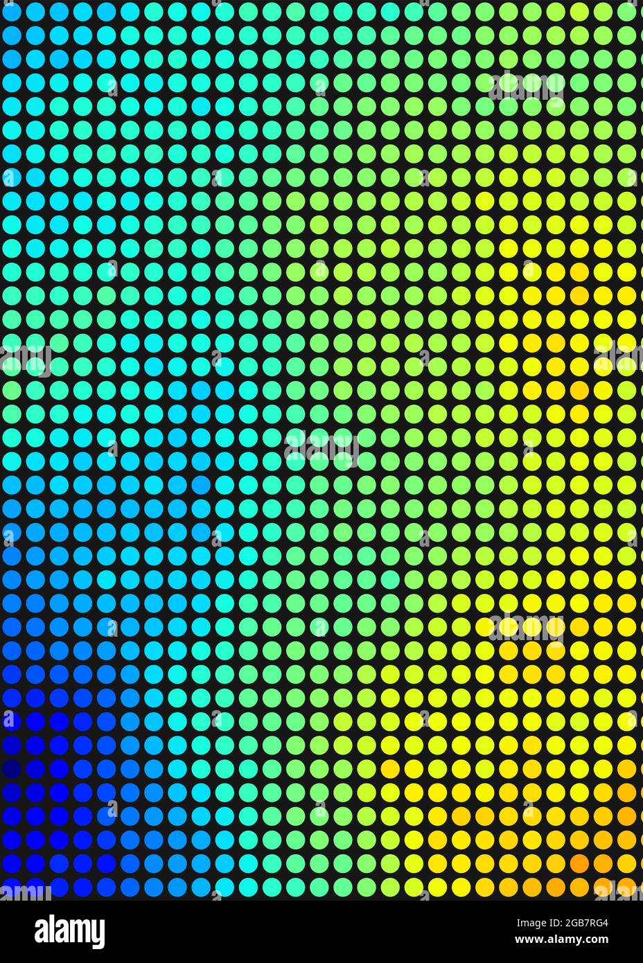 Abstract Geometrical color pixel generative art illustration Stock ...