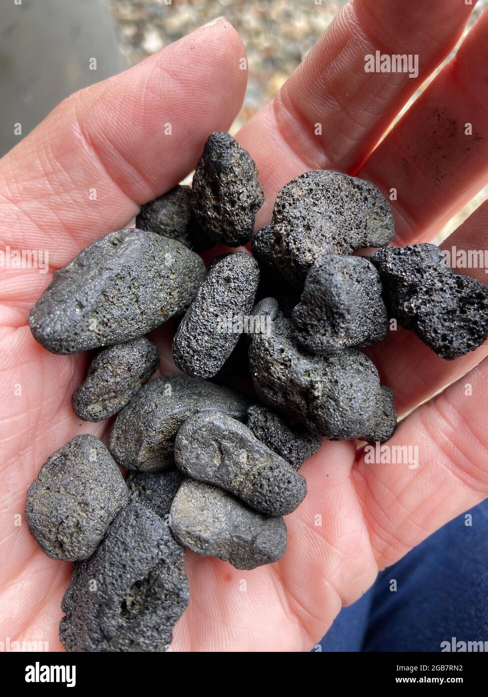 black lava rock pumice stone, lava rock is lightweight as blown from ...