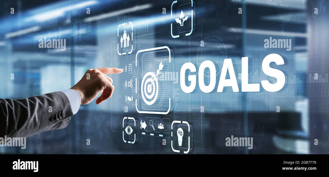 Teamwork Goals Strategy Business Support Concept Stock Photo - Alamy