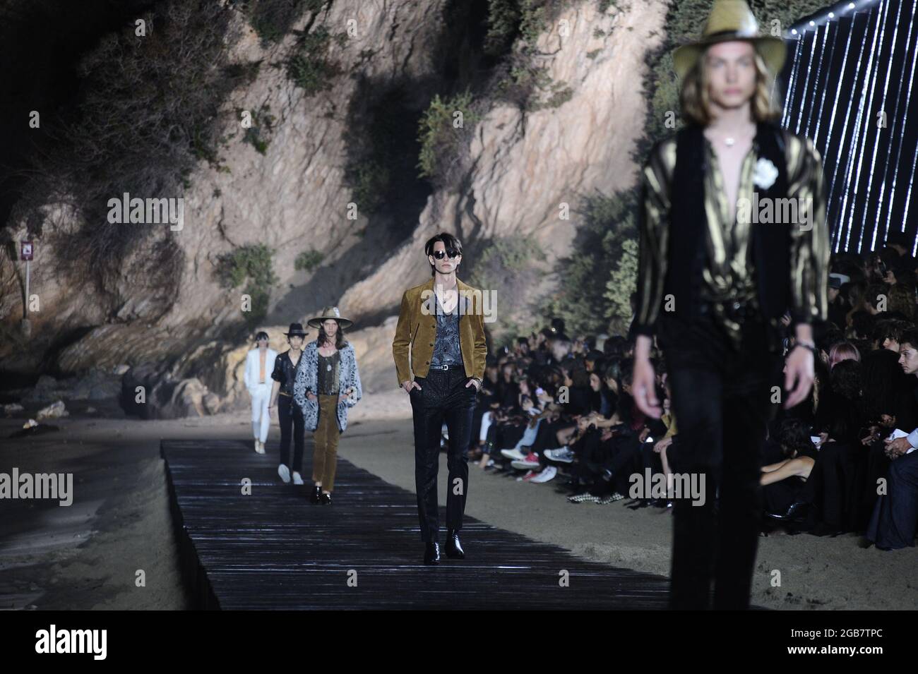 -Malibu - CA - 06/06/2019 Saint Laurent Fashion Show -PICTURED: Saint Laurent Model Sara De Boer ...
