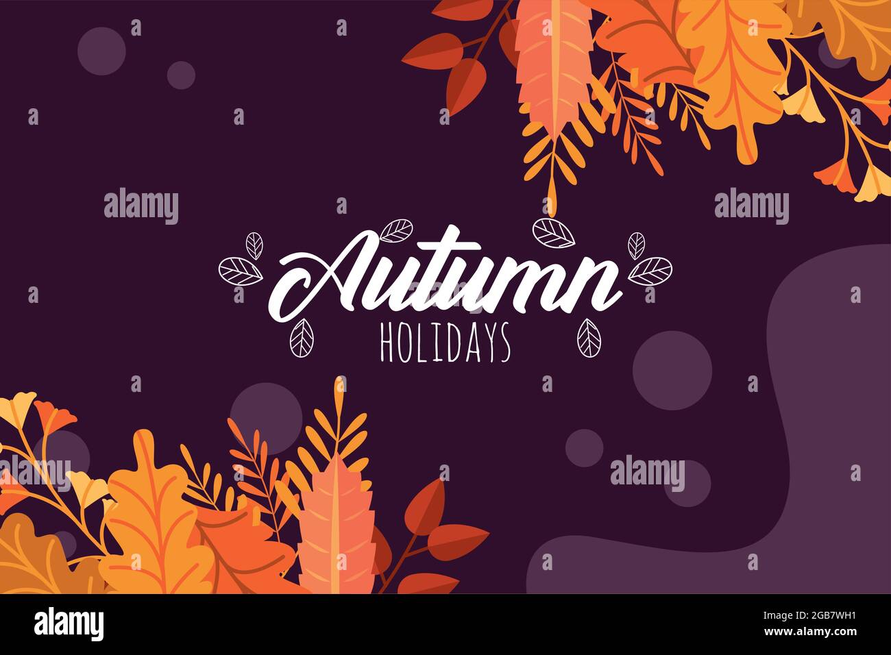 autumn seasonal poster Stock Vector Image & Art - Alamy