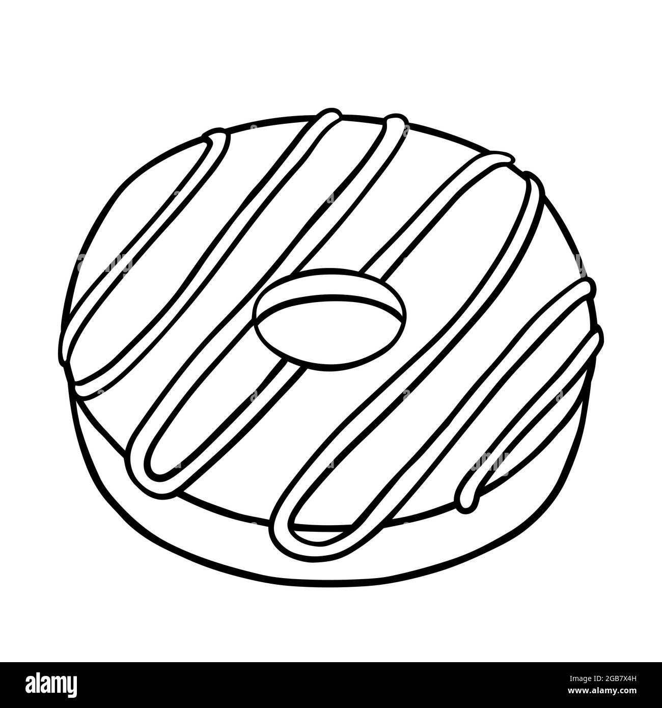 Donut Clip Art Black And White Donut Clip Art By LaFountaine Of
