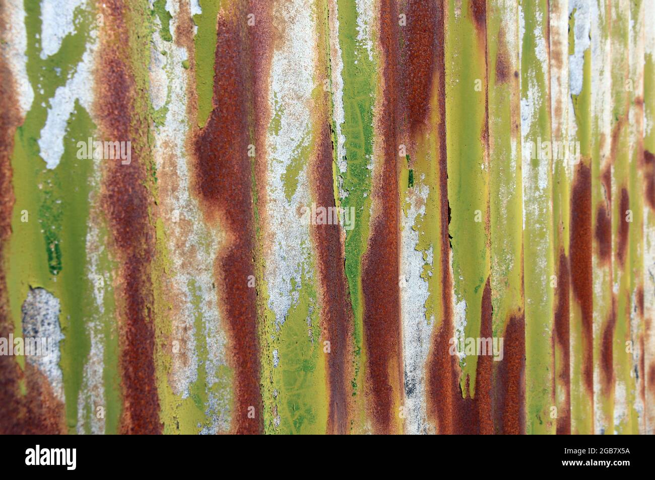 rusted corrugated iron siding Stock Photo - Alamy