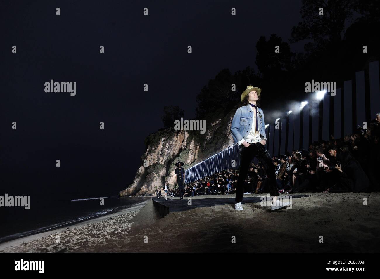 -Malibu - CA - 06/06/2019 Saint Laurent Fashion Show -PICTURED: Saint Laurent Model Sara De Boer ...