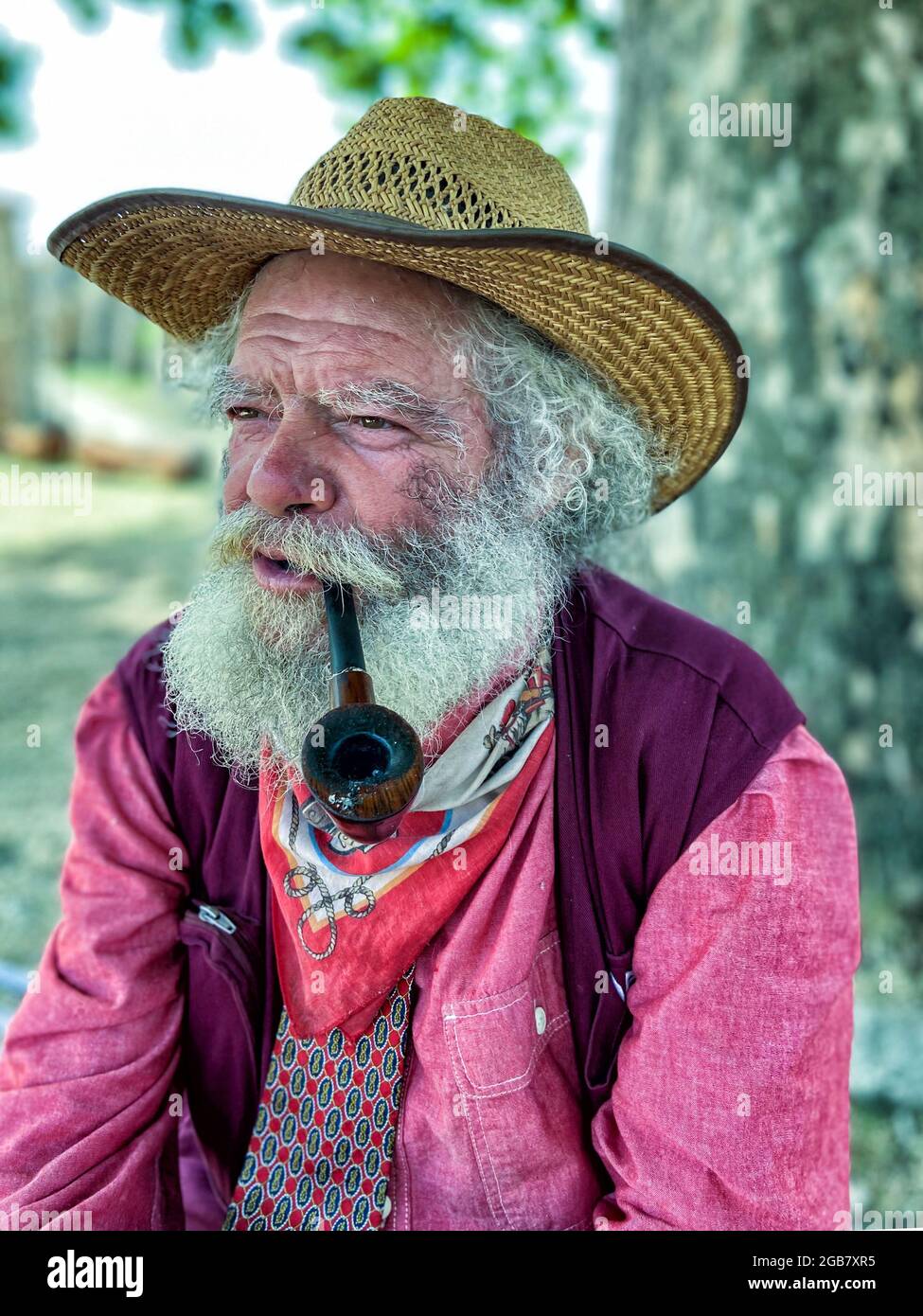 Giuseppe Spagnuolo, the only inhabitant of the small town of Roscigno ...