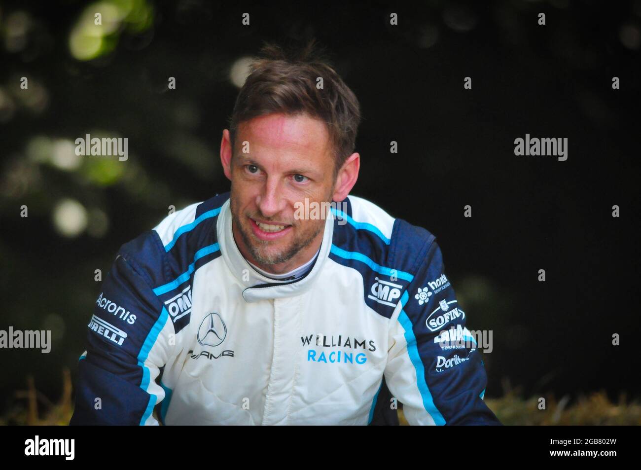 Jenson Button F1 driver Stock Photo - Alamy