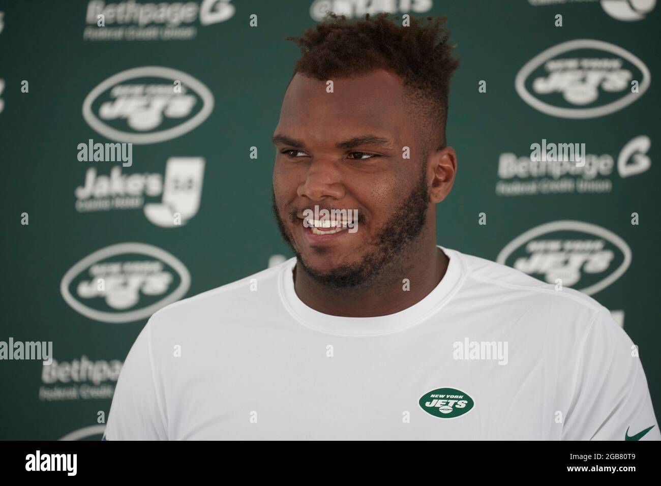 August 2, 2021, Florham Park, New Jersey, USA: New York Jets defensive ...