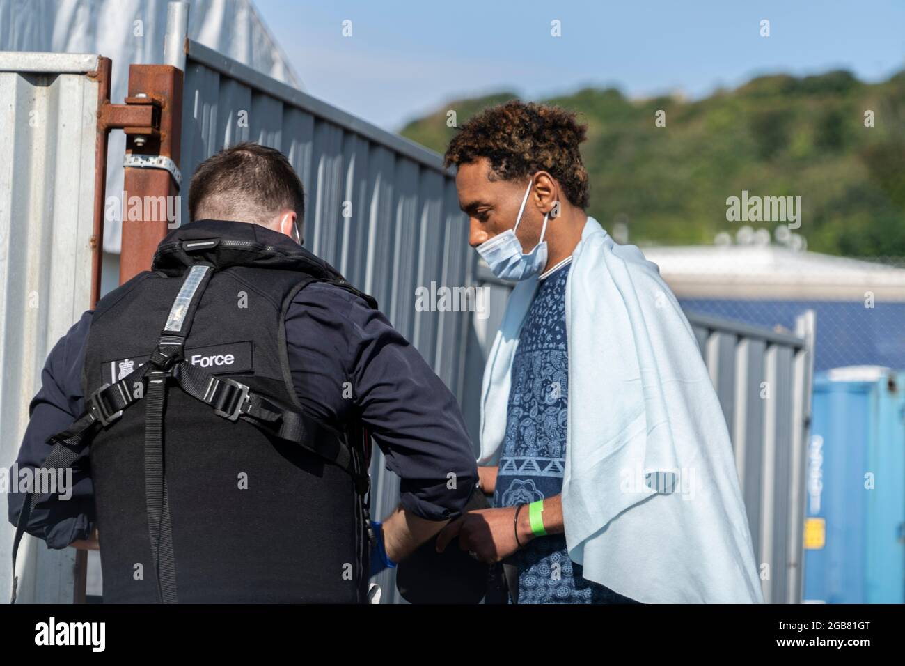 Uk border force migrant hi-res stock photography and images - Alamy