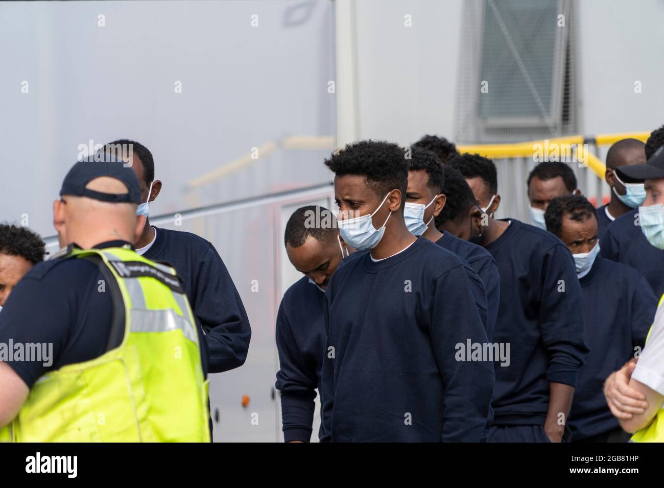 Uk border force officer hi-res stock photography and images - Alamy