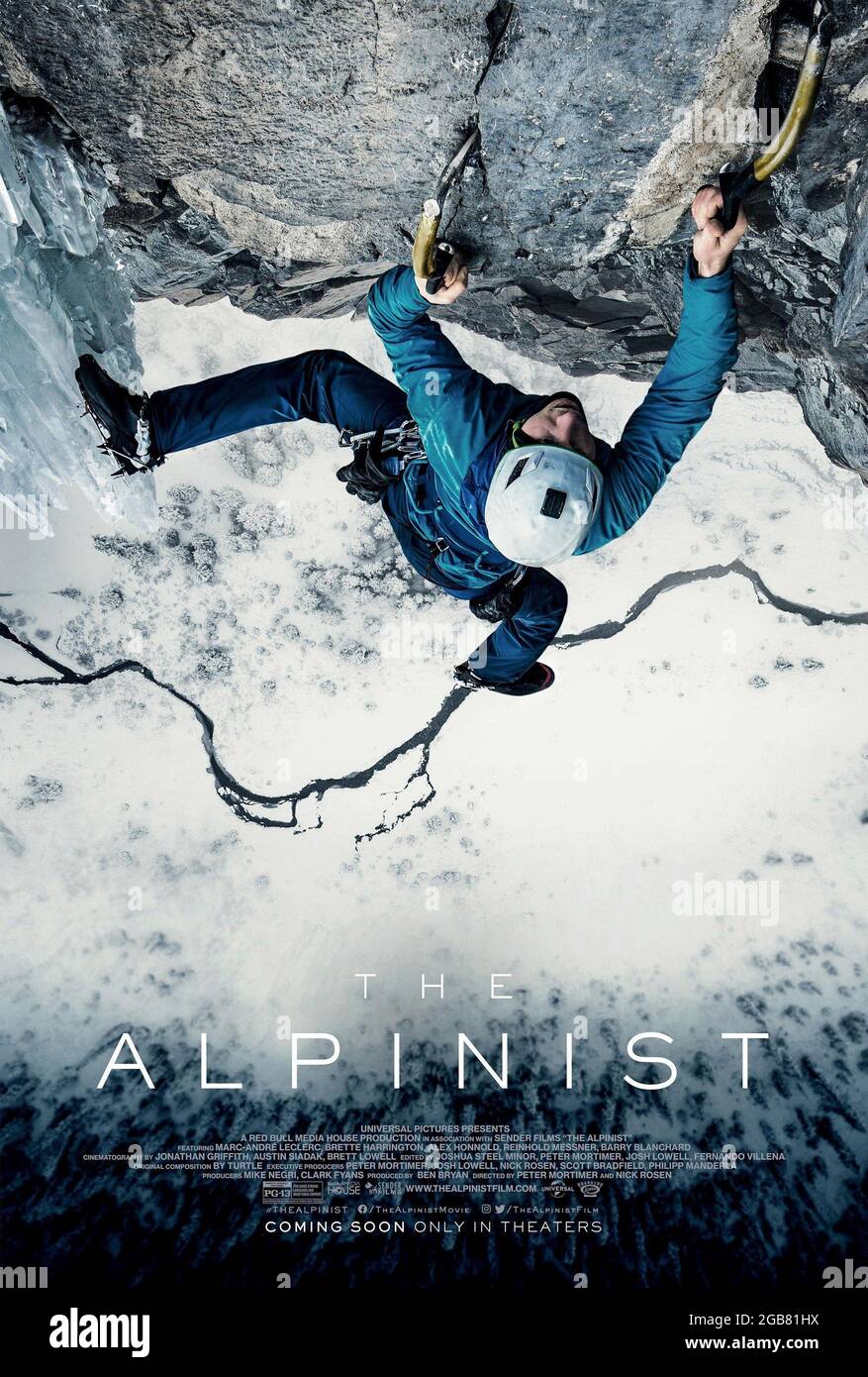 THE ALPINIST, US poster, Marc-Andre Leclerc, 2021. © Roadside ...