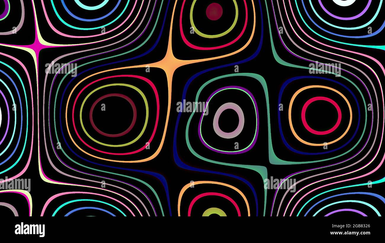Abstract colorful psychedelic graphics background Stock Photo - Alamy