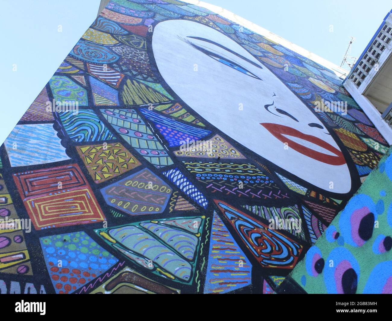 LISBOA, Lisboa Portugal. 2nd Aug, 2021. (INT) Street art: painted ...