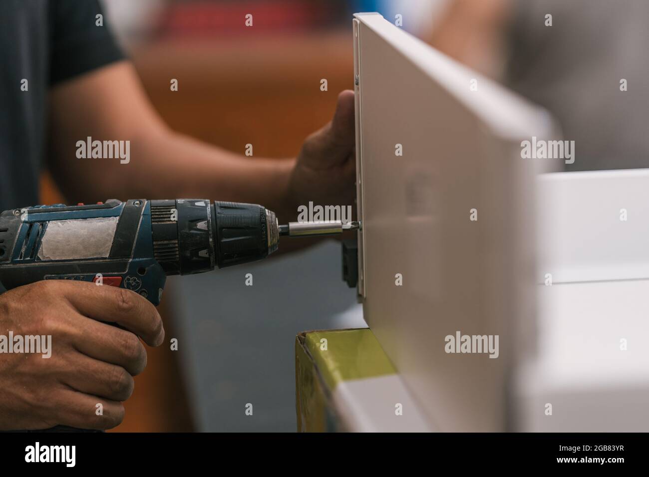 Drill furniture hi-res stock photography and images - Alamy