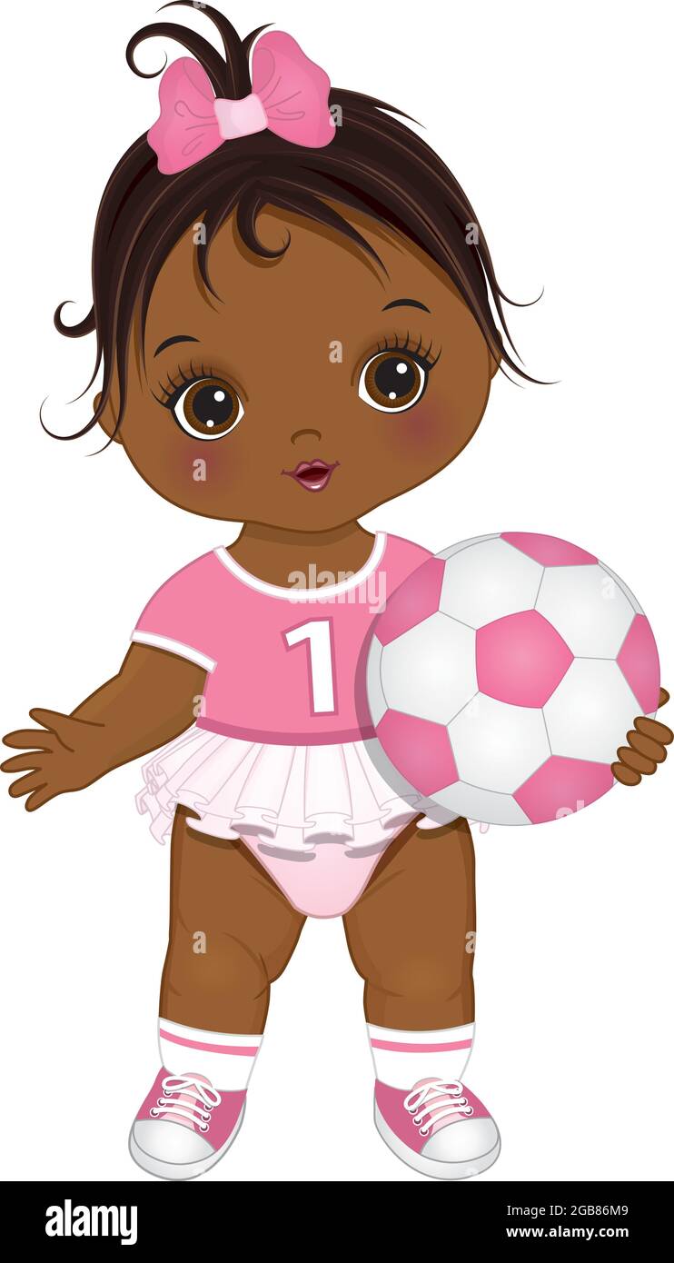 Cute African American Babies Clipart