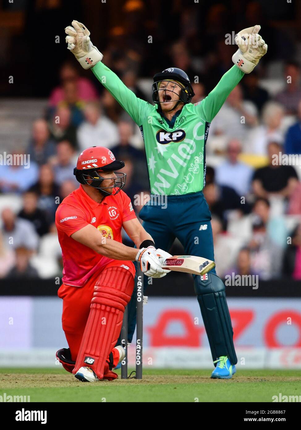 The Kia Oval, London, UK. 2nd August, 2021. Oval Invincibles' Sam ...