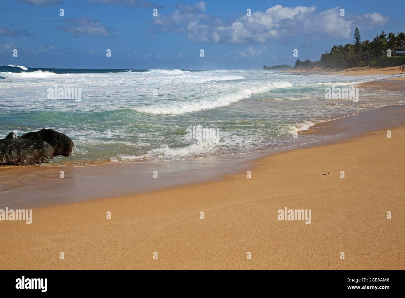 Sunset beach oahu hi-res stock photography and images - Alamy