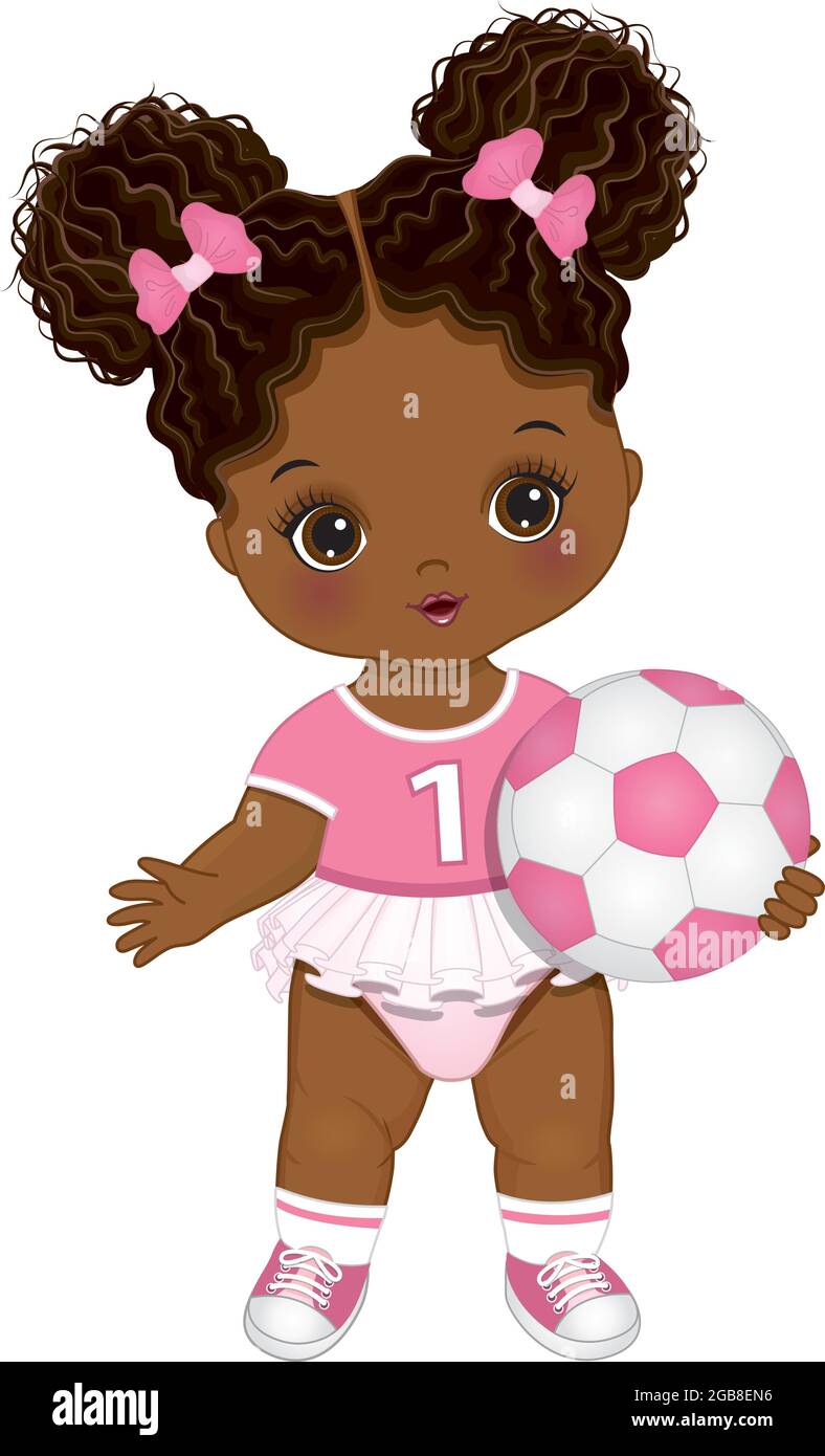 Afro American Baby Clipart