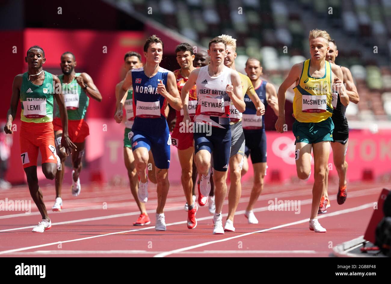 Great Britain's Jake Heyward during the Men's 1500m Heats at the ...