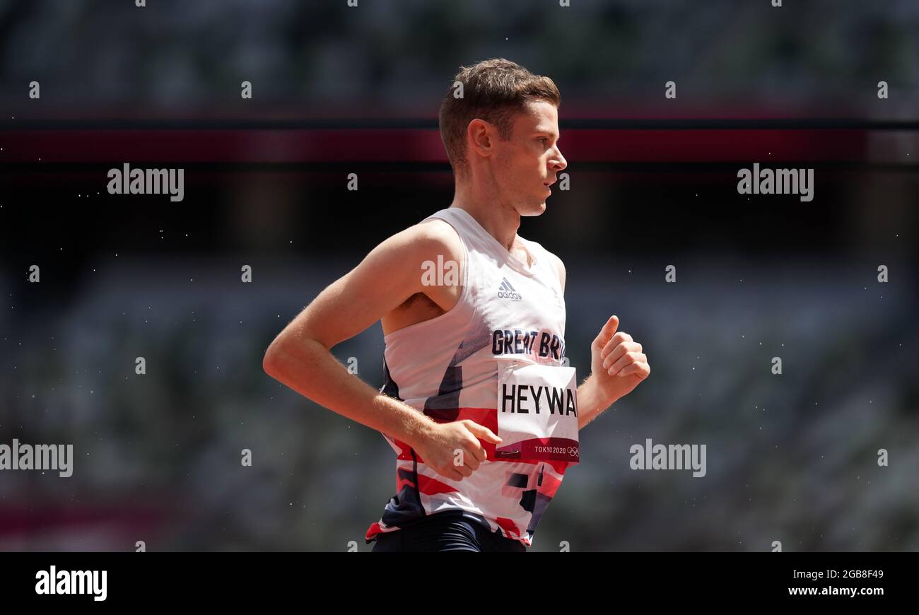 Great Britain's Jake Heyward during the Men's 1500m Heats at the ...
