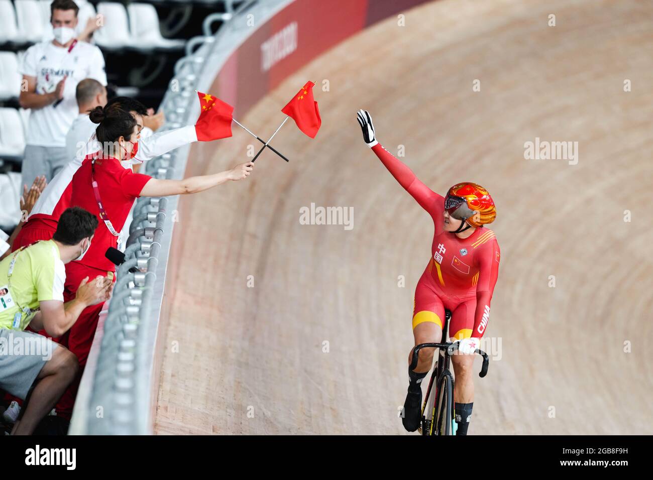 Shizuoka, Japan. 2nd Aug, 2021. Zhong Tianshi (CHN) Cycling : Women's ...