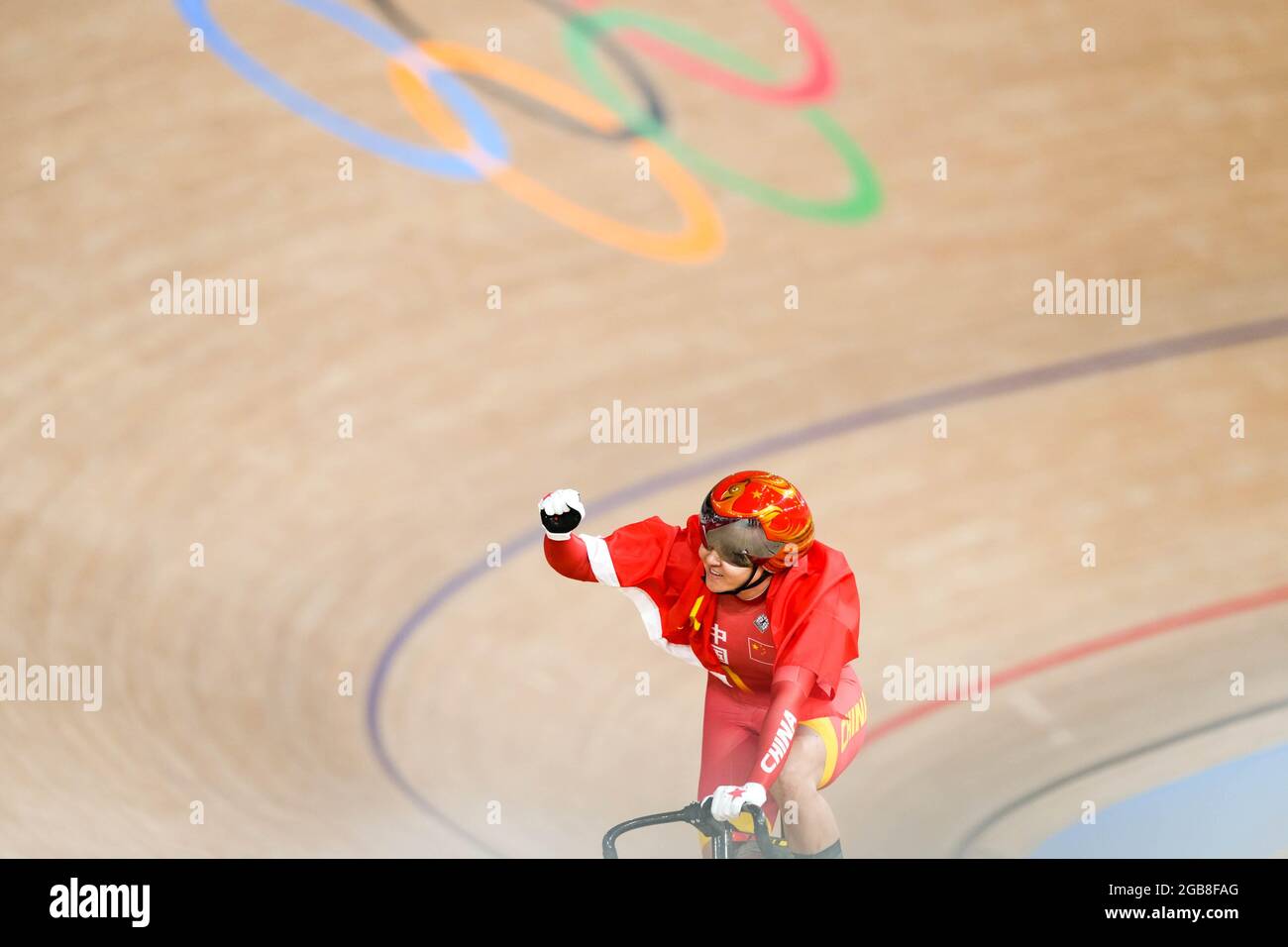 Shizuoka, Japan. 2nd Aug, 2021. Zhong Tianshi (CHN) Cycling : Women's ...