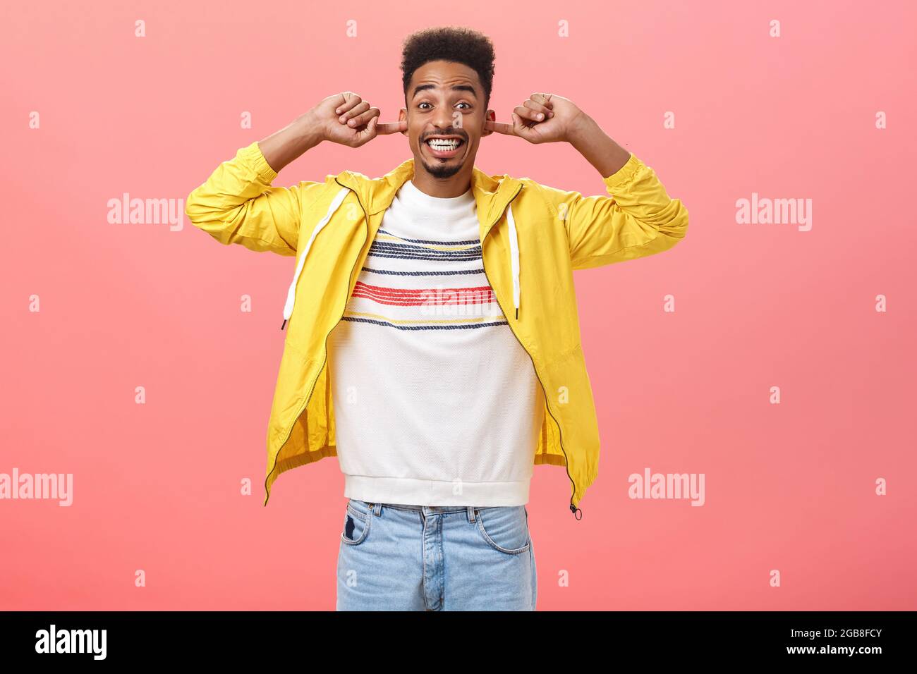 Man in loud pink jacket hi-res stock photography and images - Alamy