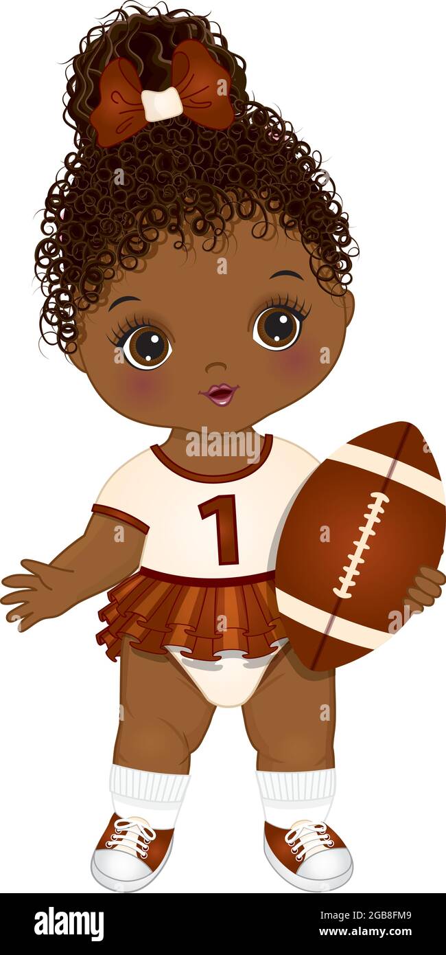 Cute African American Babies Clipart