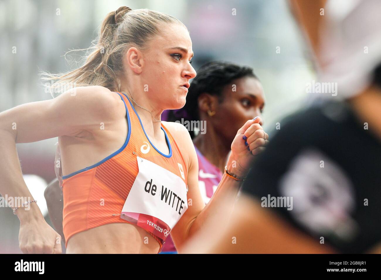 TOKYO, JAPAN - AUGUST 3: Lisanne de Witte of the Netherlands competing ...