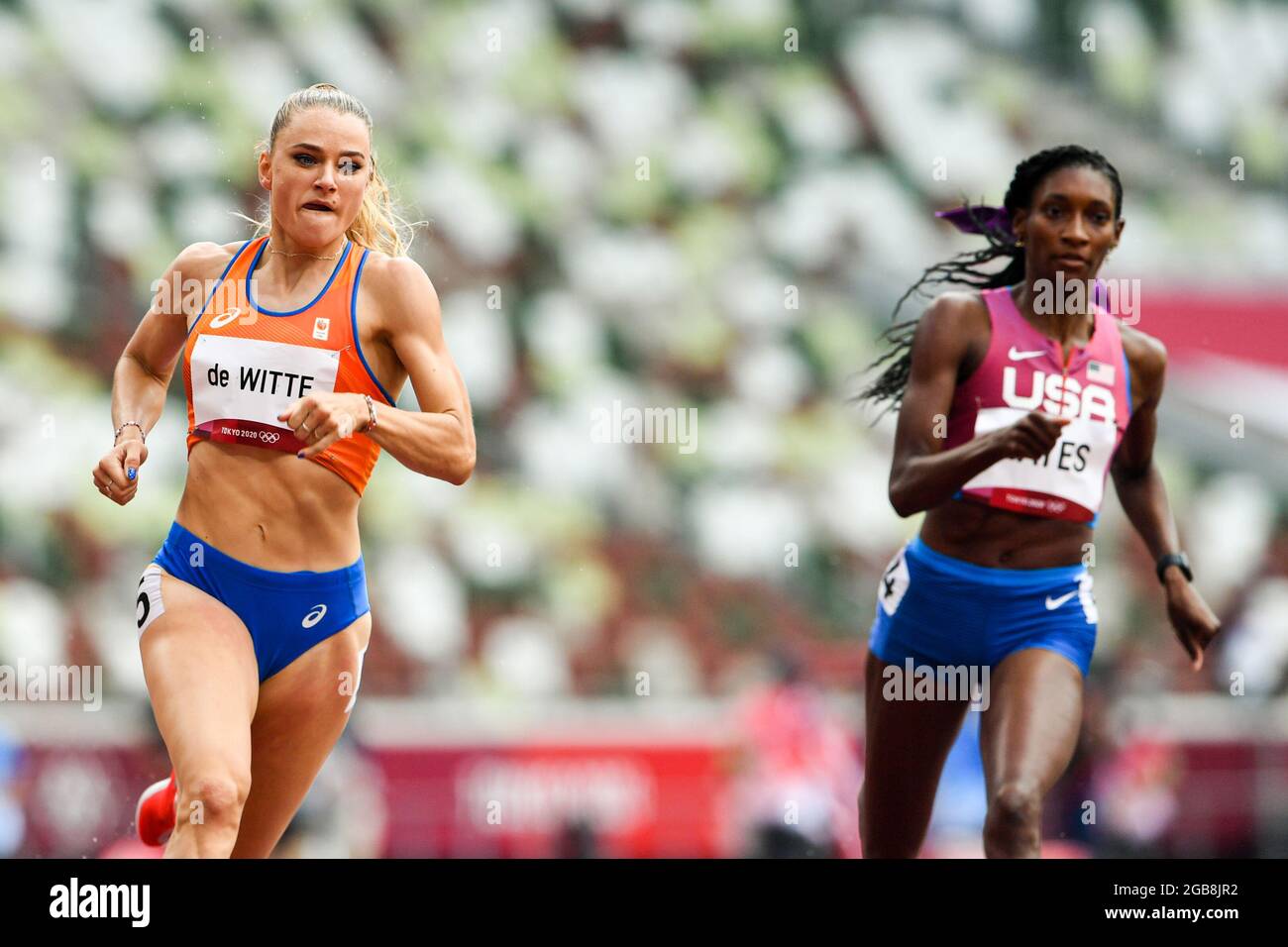 TOKYO, JAPAN - AUGUST 3: Lisanne de Witte of the Netherlands competing ...