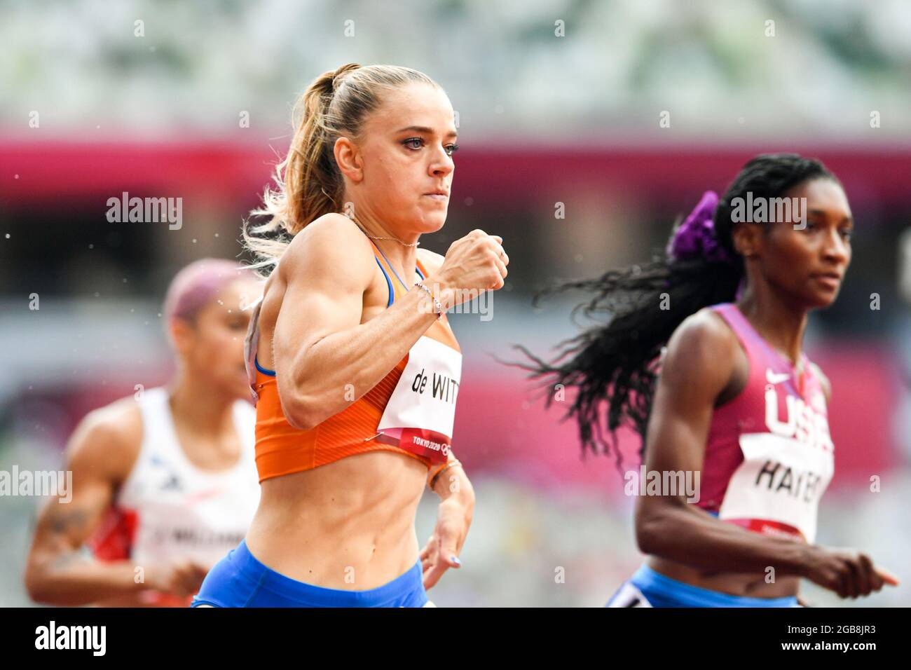 TOKYO, JAPAN - AUGUST 3: Lisanne de Witte of the Netherlands competing ...