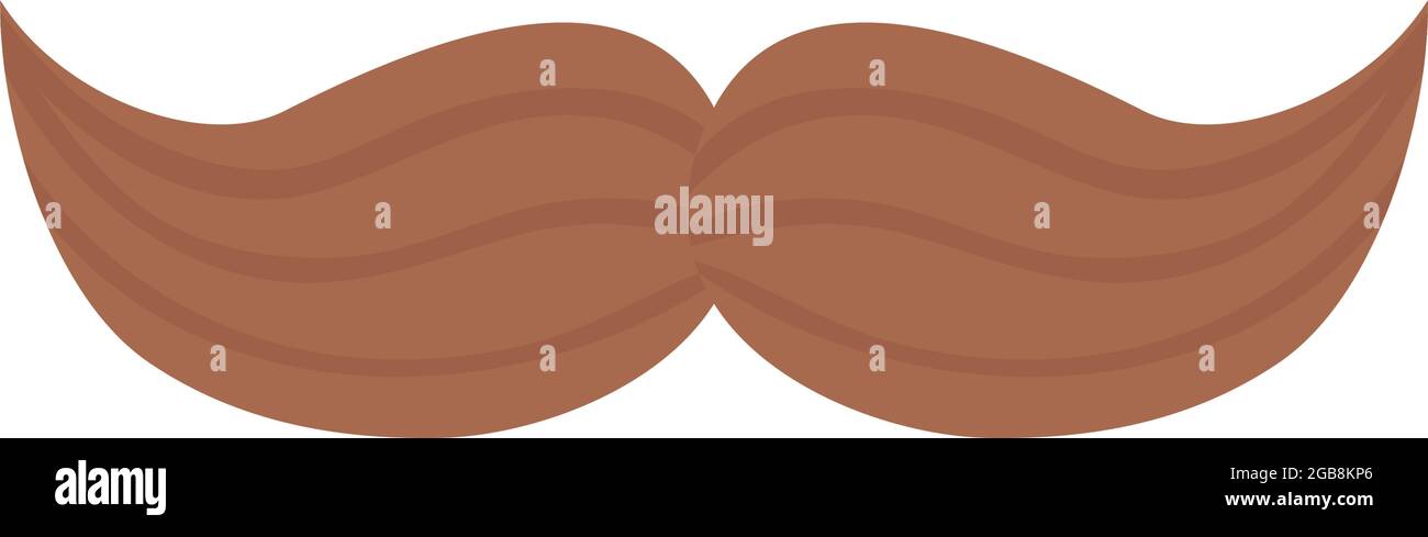 brown moustache icon Stock Vector Image & Art - Alamy