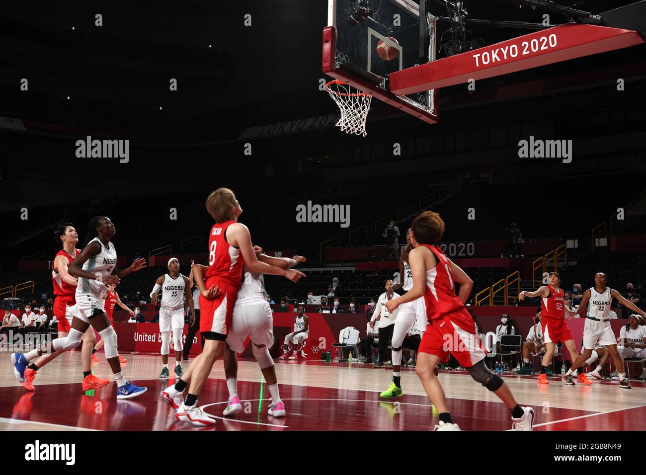 Saitama, Japan. 2nd Aug, 2021. Maki Takada (JPN) Basketball : Women's ...