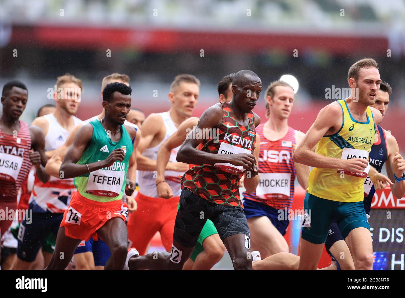 Tokyo, Japan. 3rd Aug, 2021. TEFERA Samuel (ETH), CHERUIYOT Timothy ...