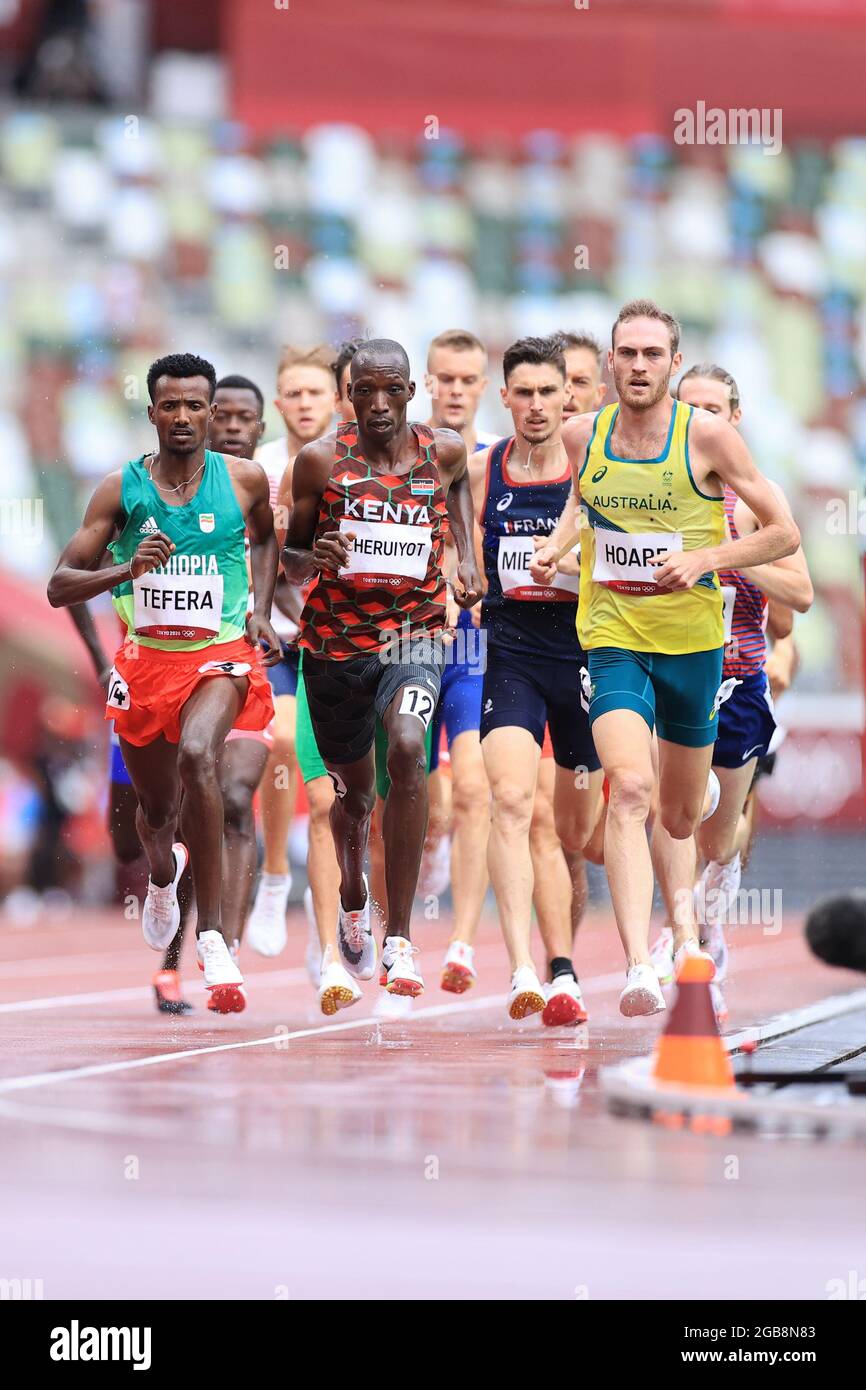 Tokyo, Japan. 3rd Aug, 2021. TEFERA Samuel (ETH), CHERUIYOT Timothy ...