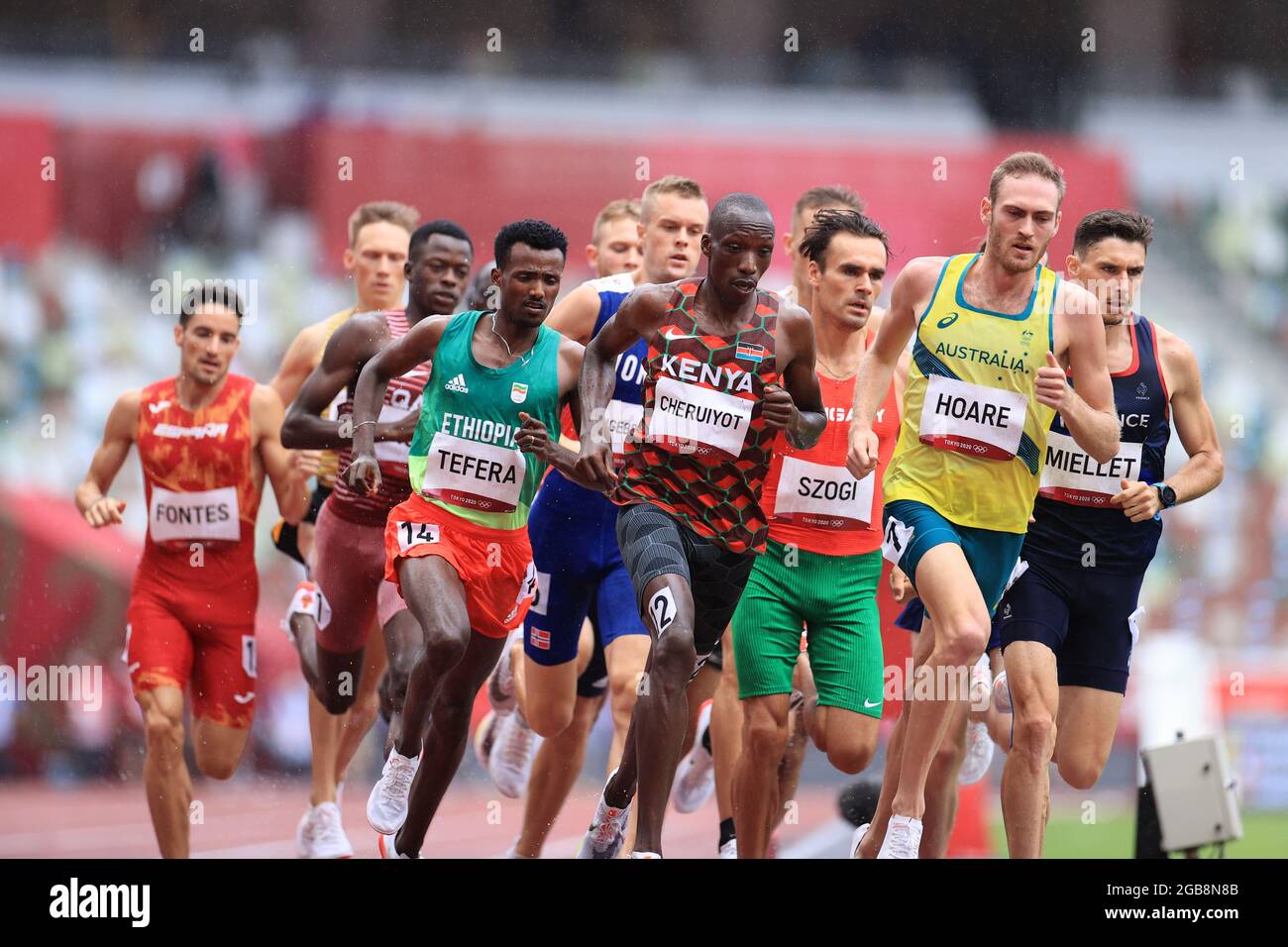 Tokyo, Japan. 3rd Aug, 2021. TEFERA Samuel (ETH), CHERUIYOT Timothy ...